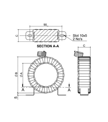 Toroidal Current Transformers - TORO-TW-C, Manufacturer, Pune, India